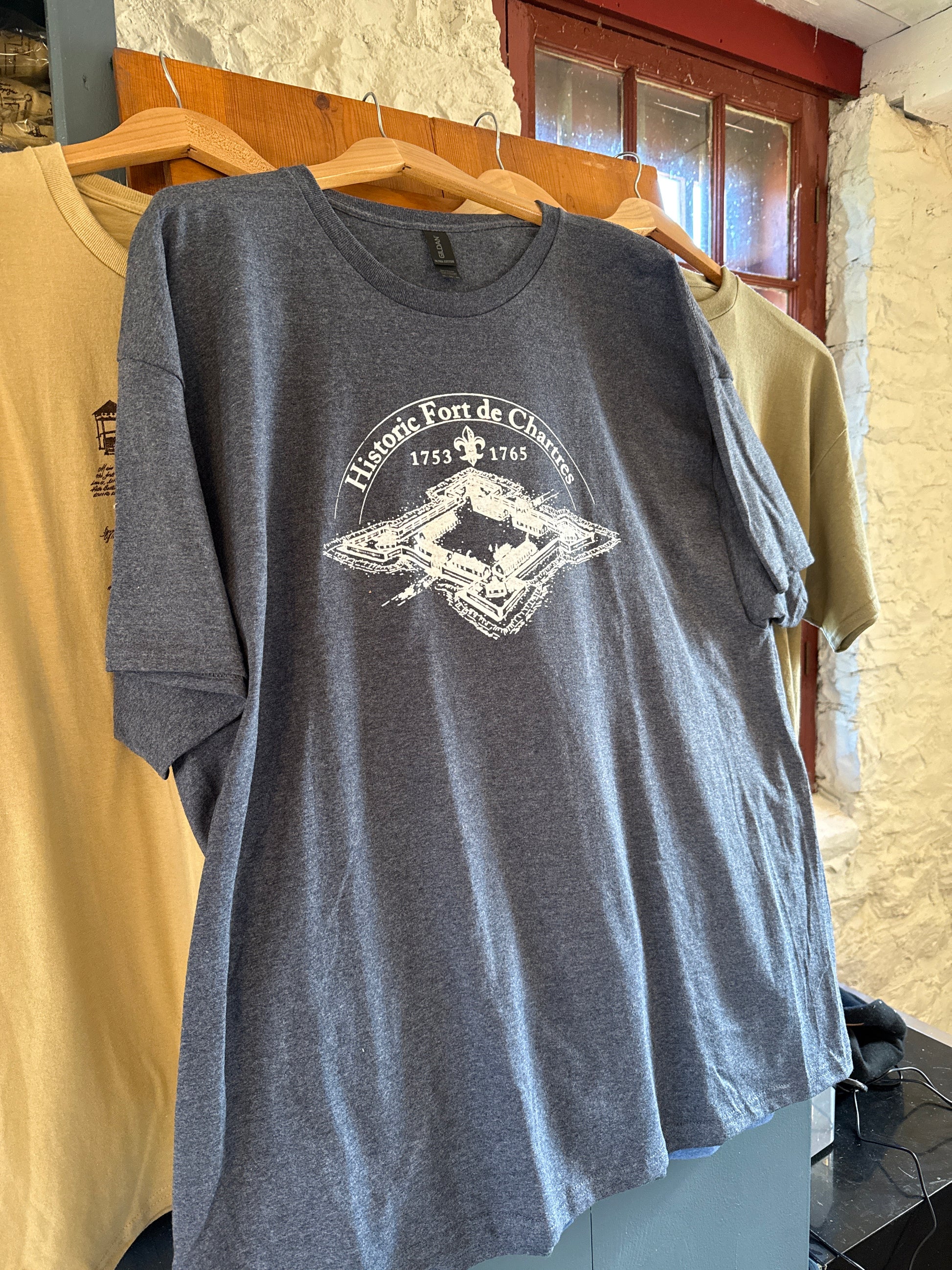 Historic Fort de Chartres T-shirt – Heart of Illinois Country Heritage Shop